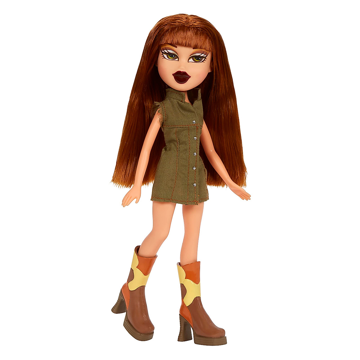 Bratz Original Fashion Doll Meygan with 2 Outfits and Poster (Pack of 1)