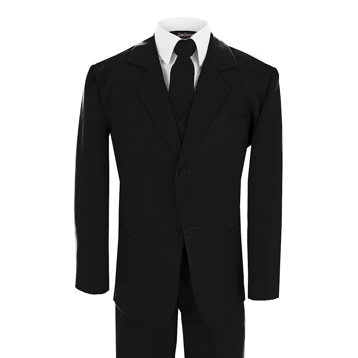 Gino Giovanni Formal Boy Black Suit from Baby to Teen (4T)