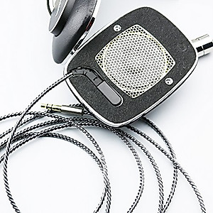 NewFantasia Replacement Cable Compatible with Bowers & Wilkins P5 / P5 S2 / Recertified Headphone Silver Plated Copper Audio Upgrade Cord 1.2m/4ft