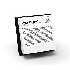 2021 History Channel Unexplained Mysteries Boxed Calendar: 365 Days of Inexplicable Events, Strange Disappearances, and Baffling Phenomena (Daily Calendar, Desk Gift for True Crime Fans)