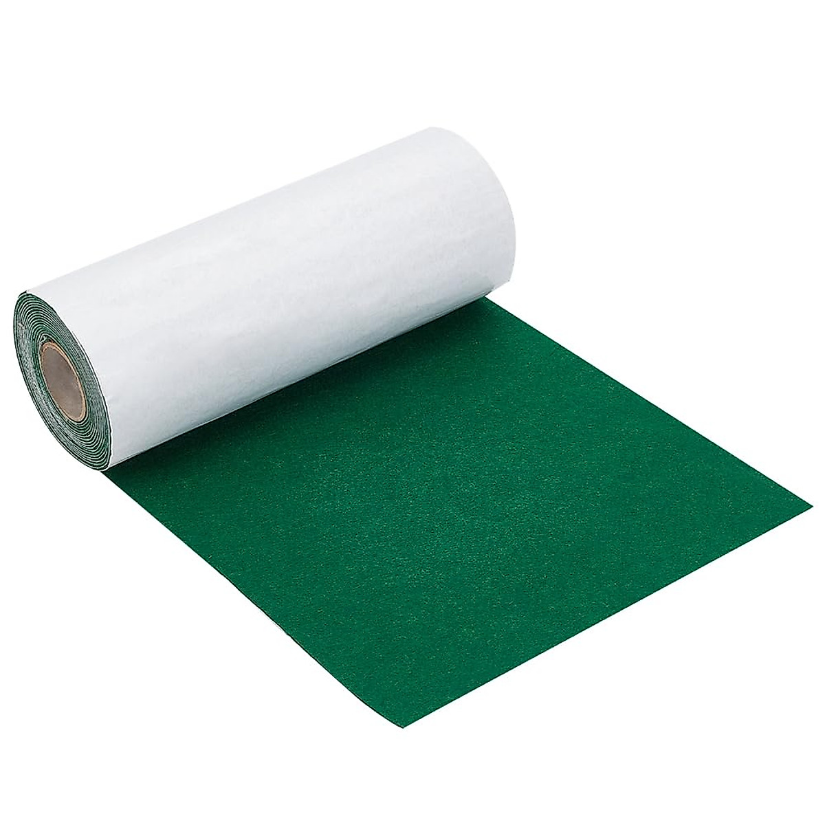 BENECREAT 13 Feet Green Self Adhesive Felt Fabric 10 x 157 Inch Large Felt Fabric Roll Shelf Liner for DIY Costume Making Jewelry Box Drawer Liner Scrapbooking Silhouette