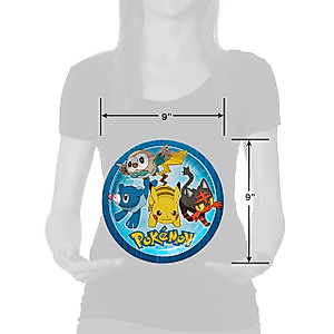 American Greetings Pokemon Party Supplies, Paper Dinner Plates (8-Count)
