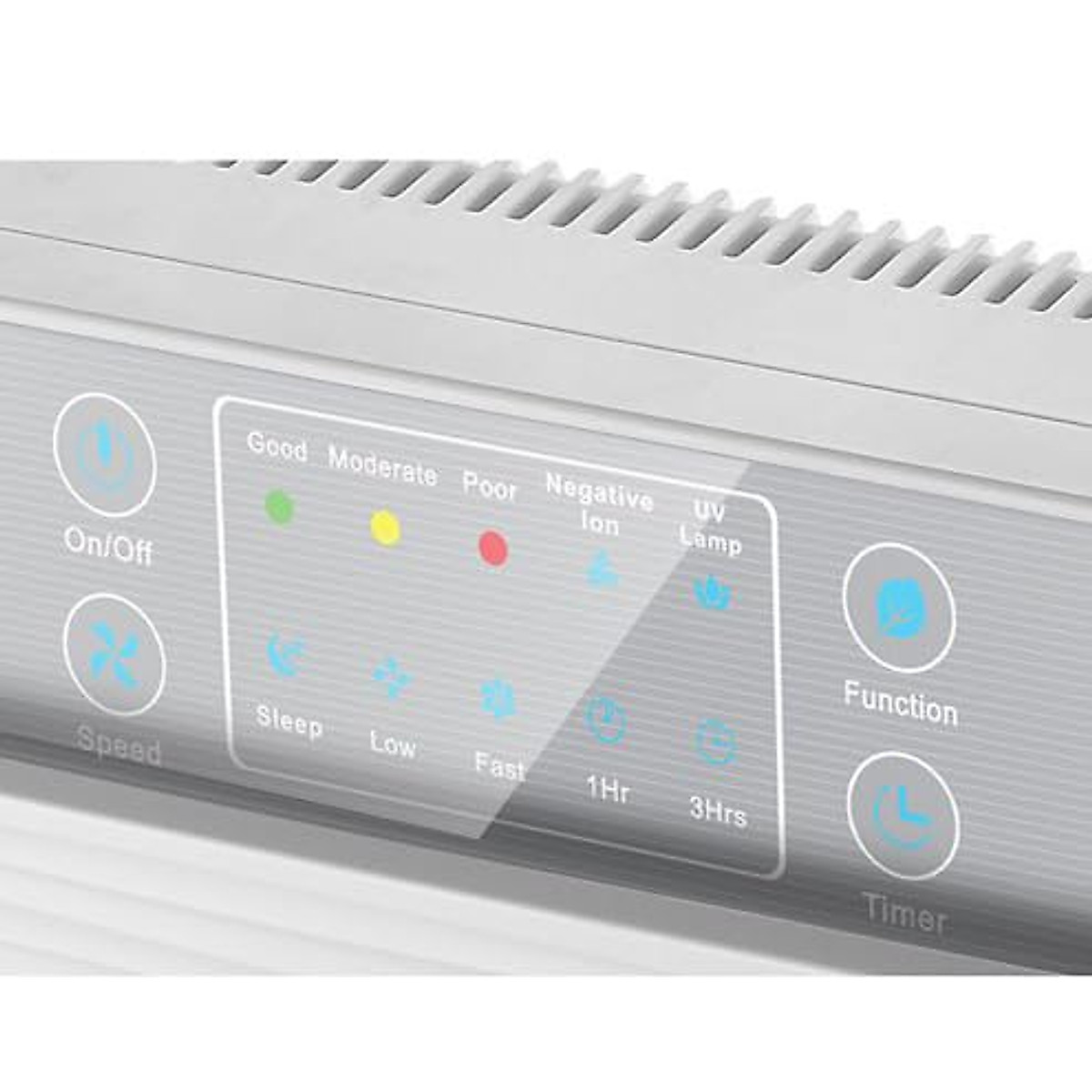 ALL-IN-ONE Wall-Mount/Desktop/Bedroom Air Purifier with HEPA Carbon Cold-Catalyst & UVC