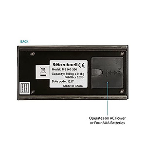 Brecknell MS140-300, Portable Medical Electronic Handrail Scale, 660 lb x 0.2 lb