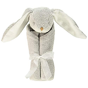 Angel Dear Grey Bunny Three of a Kind Blankie