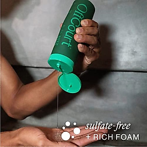 OffCourt Sulfate-Free Body Wash for Men & Women - Non-Drying Exfoliator with Glycolic & Lactic Acids Leaves Skin Fresh & Smooth with Fig Leaves and White Musk Scent, 14 Fl. Oz (Pack of 1)