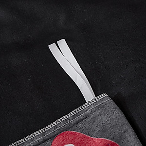 LAMEJOR Black Duvet Cover Set Twin Size Red Strawberry Print Soft Bedding Set Comforter Cover (1 Duvet Cover + 2 Pillowcases)