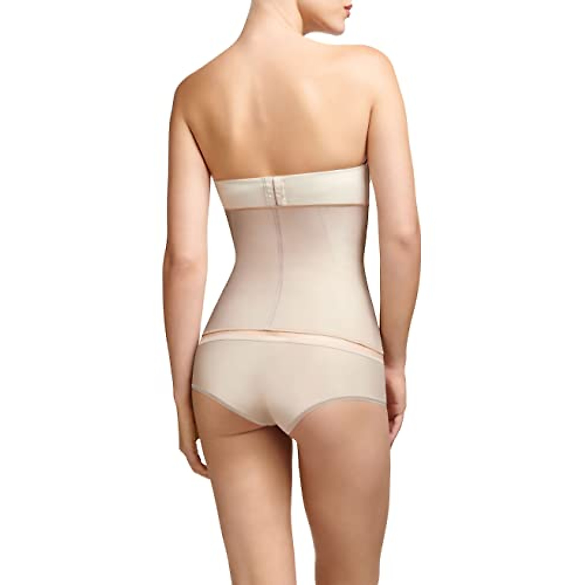 Squeem - Perfectly Curvy, Women's Firm Control Strapless Waist Cincher Beige