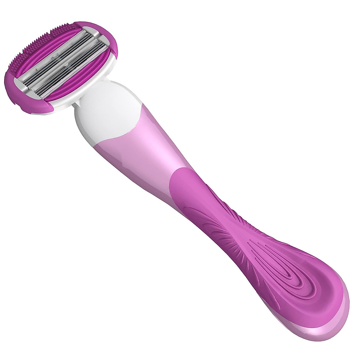 ShaveMOB 6-Blade Women's Razor Kit (Flex Head Handle + 12 Refills) - The Perfectionist Shaving Kit