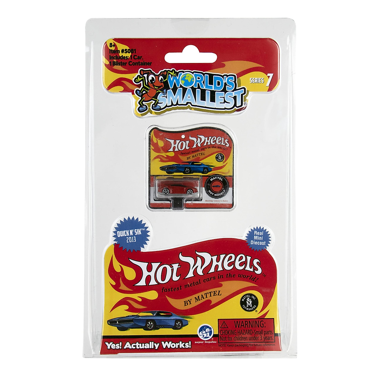 Worlds Smallest Hot Wheels Series 7 (3 Pack) GT Hunter™, Quick N SIK™, and Winning Formula™