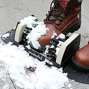 WORKPRO Boot Scrubber, Heavy Duty Boot Cleaning Scraper Brush- Wide, Shoe Mud Cleaner, for Indoor and Outdoor Use