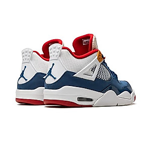 Jordan Air Jordan 4 Retro (Big Kid) French Blue/White/Gym Red/Pearl White 6 Big Kid M