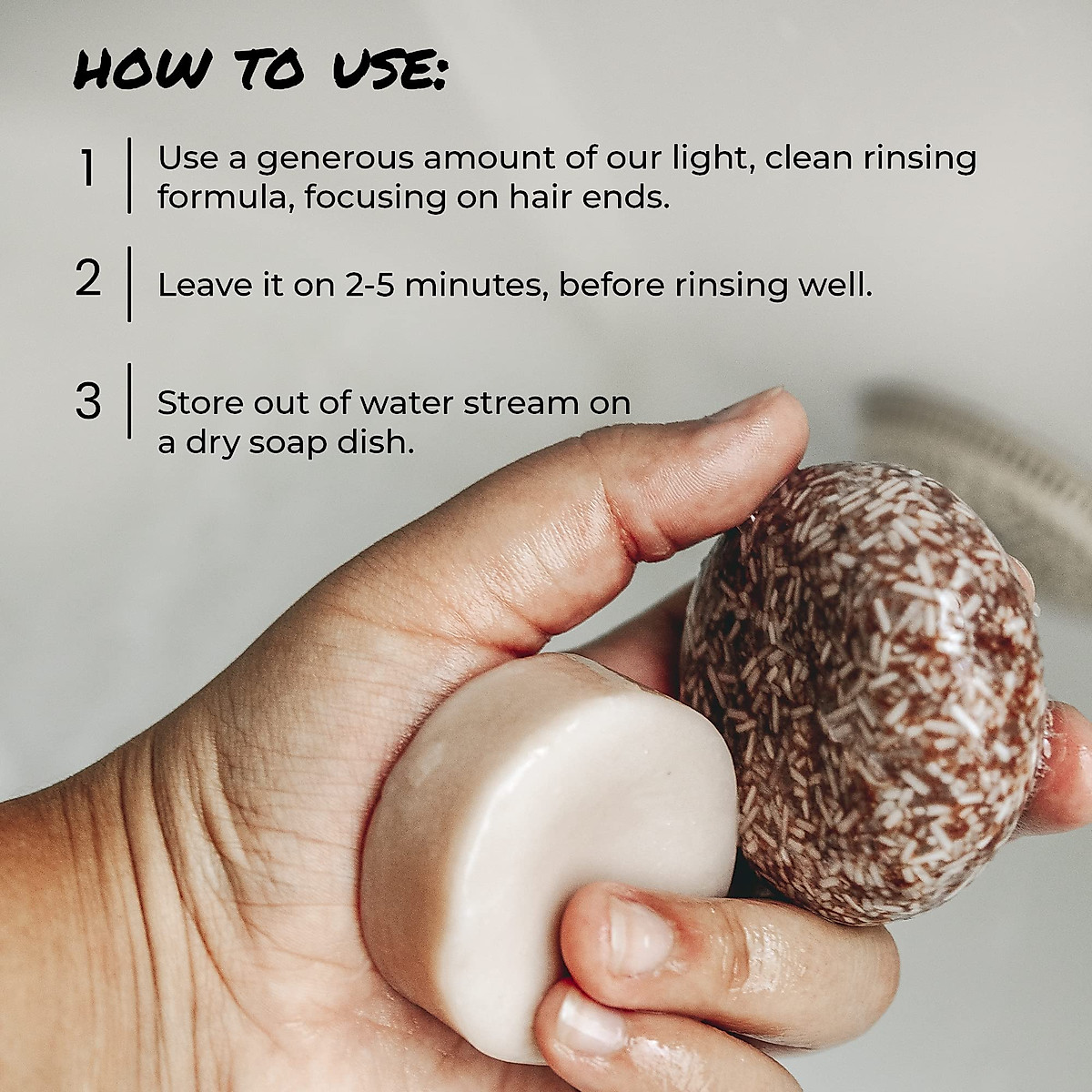 Suds & Co. Solid Conditioner Bar, Zero Waste Conditioner, Natural Conditioner For Hair, Sustainable, Eco-Friendly Hair Care – Driftwood, 1.7 Ounce