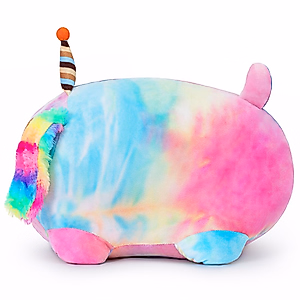 MIAOHAHA Happy Birthday Plush Pillow Toy,Soft Plush Dog Toy Plushies Gift for Kids and Girls(Dog,25cm/9.8in)