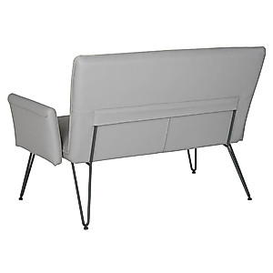 Safavieh Home Collection Johannes Mid-Century Modern Antique Brown Settee