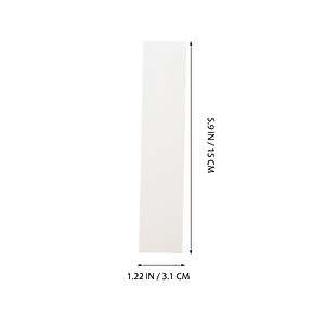 Garneck 100Pcs Chopsticks Paper Bag Cutlery Paper Pocket Pouch Chopsticks Packing Sleeves Flatware Spoon Wrapping Bag for Home Shop White