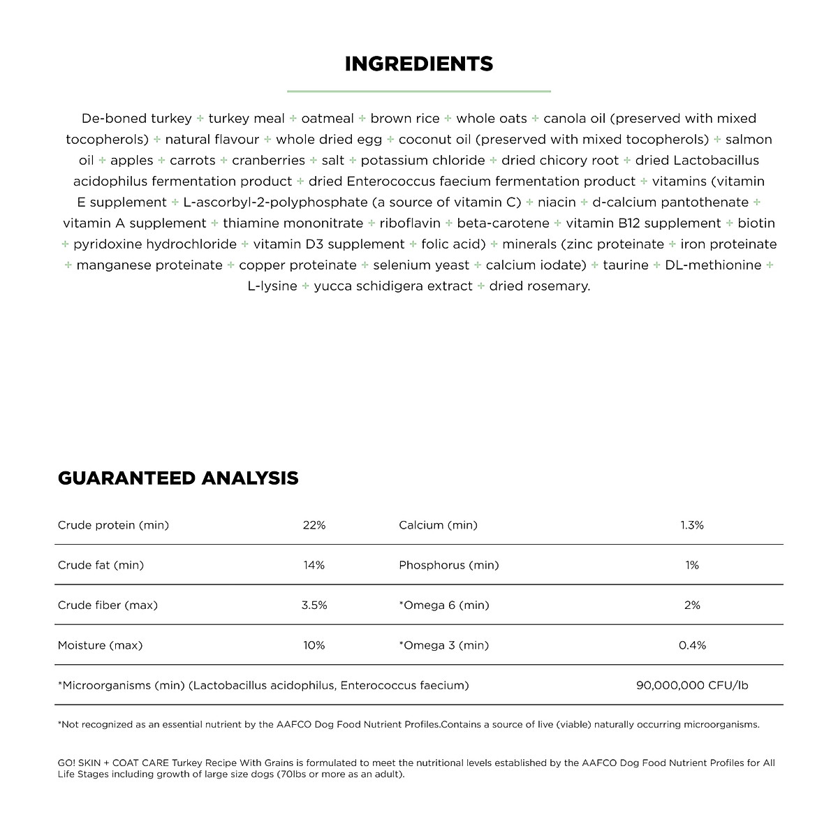 Bundle of GO! Solutions Skin + Coat Care - Salmon 3.5lb + GO! Solutions Skin + Coat Care - Turkey 3.5lb for Dogs