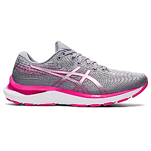ASICS Women's Gel-Cumulus 24 Running Shoes, 9, Sheet Rock/Pink GLO