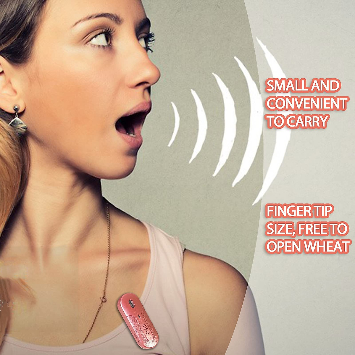 JIIFO Lavalier Microphone for iPhone iPad(2 TX + 1 RX + Charging Case),Wireless Clip Mic,Plug-Play Microphone for iPhone Video Recording,Interview Live Stream,Podcast,YouTube,TikTok(Pink)