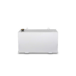 Jobox Crescent 100 Gallon White Rectangular Steel Liquid Transfer Tank for Trucks - 484000