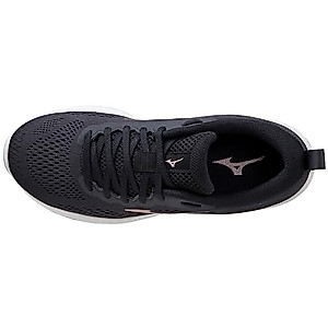 Mizuno Women's Wave Revolt 2 Training Shoe, Black-White, 9