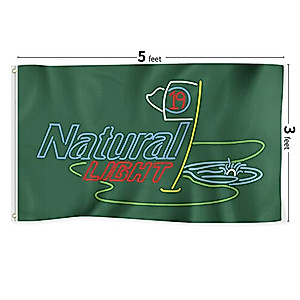 Probsin Flag for Beer 19th Hole Cool Flags,3x5 Feet Banner,Funny Poster UV Resistance Fading & Durable Man Cave Wall Flag with Brass Grommets for Dorm Room Decor,Parties,Gift,Tailgates