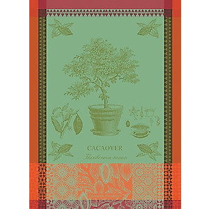 Garnier Thiebaut Mandarinier Pot Orange Kitchen Towel, 22"x30"