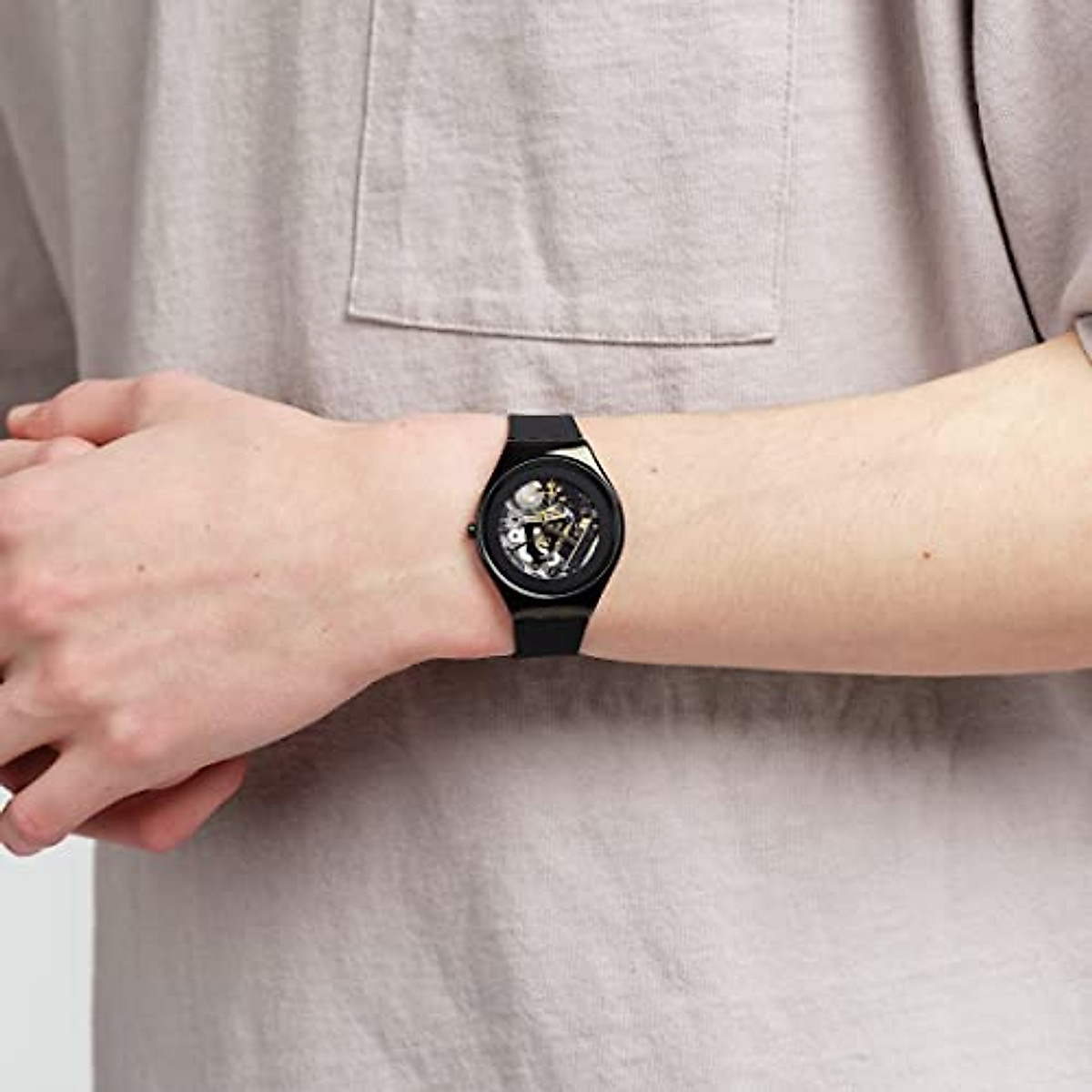 Swatch SKIN BEAUTY IS INSIDE Unisex Watch (Model: SYXB105)