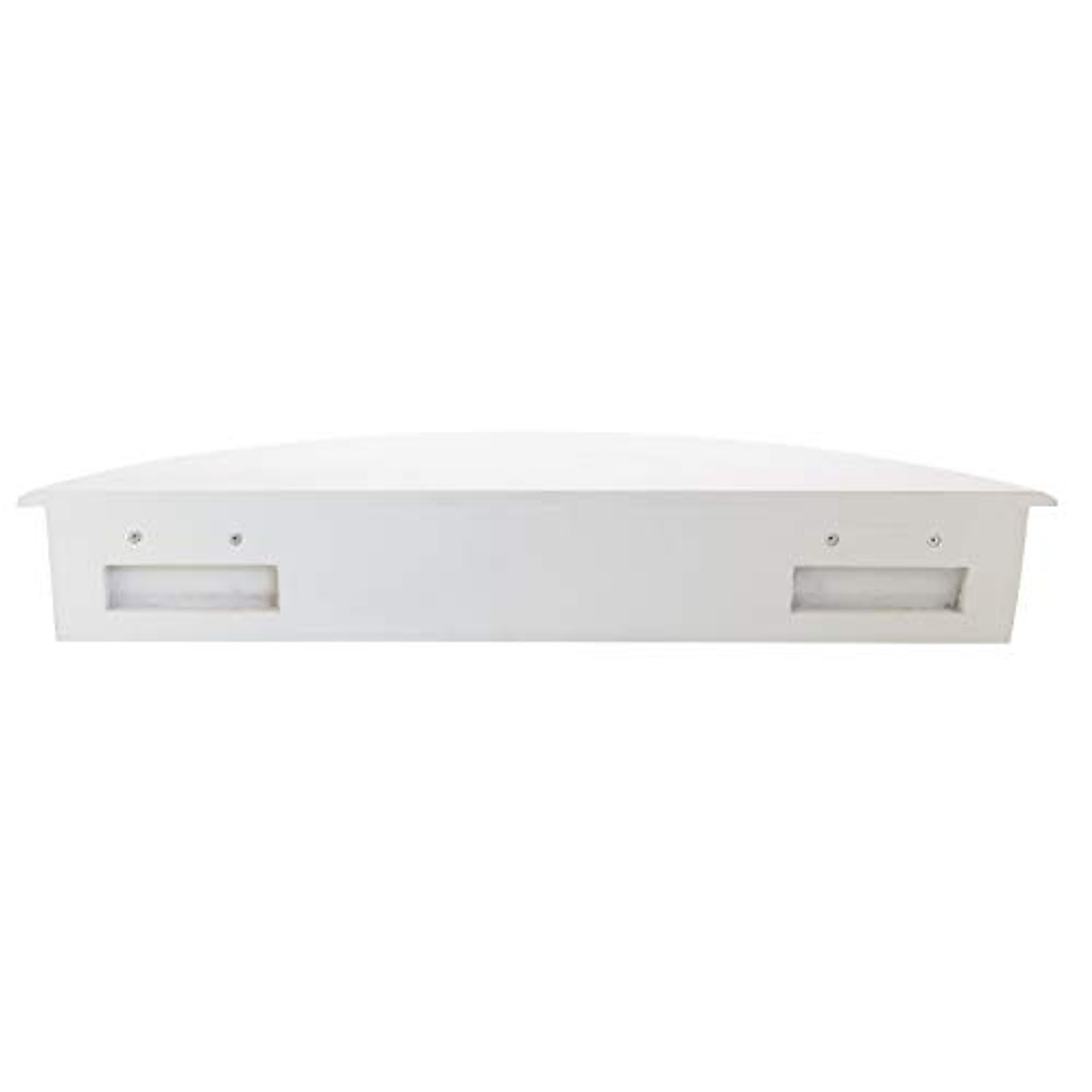 kieragrace Providence Morris Half Moon Shelf - White, Matte Finish