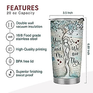 Vprintes Valentines Day Gifts for Her Him - Gifts for Wife Husband, Anniversary Birthday Gifts for Girfriend Boyfriend, Wife Christmas Gift Ideas - I Choose You 20oz Tumbler