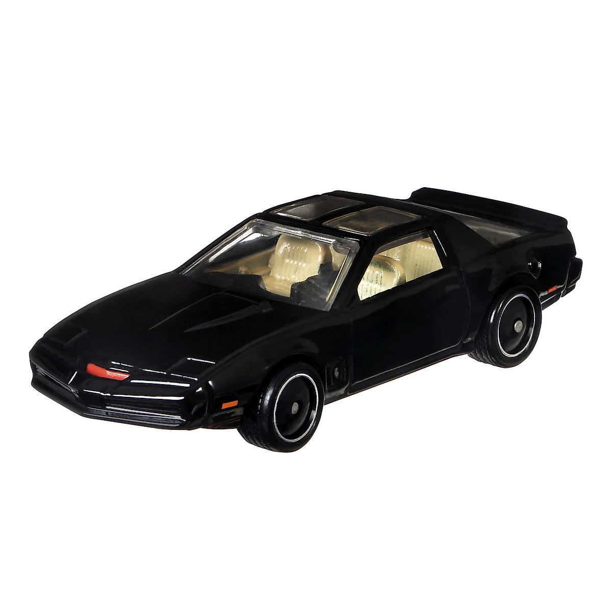 Hot Wheels Retro Entertainment Collection of The Knight Rider KITT 1:64 Scale Vehicle from Blockbuster Movies, TV, & Video Games, Iconic Replicas for Play or Display, Gift for Collectors