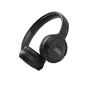 JBL Tune 510BT: Wireless On-Ear Headphones with Purebass Sound - Black & GO2 - Waterproof Ultra-Portable Bluetooth Speaker - Black