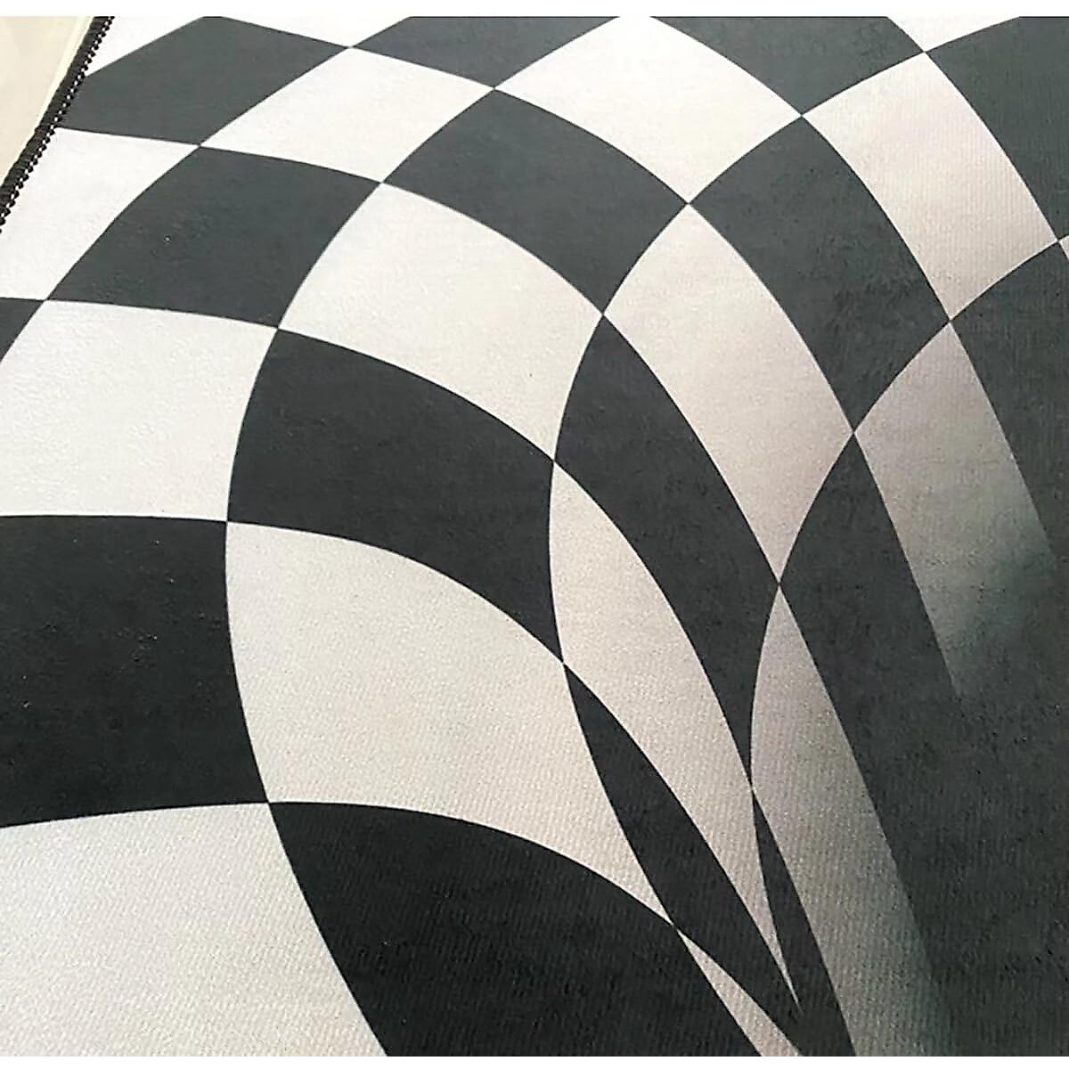 Qkjtyt Marble Brick Bottomless Hole Floor Rugs Carpet Mat for Kids Playroom 3D Trap Optical Visual Illusion Area Rug Home Office Decor,3'x5'