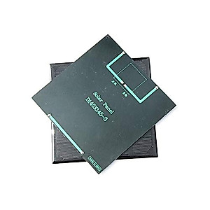 XINI INDUSTRIAL 5pcs 3w 6v 500ma 145x145mm Mini Monocrystalline Silicon Solar Panel Module DIY Polysilicon Solar Epoxy Cell Charger