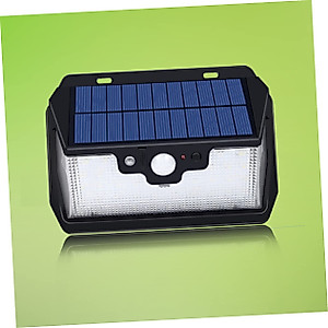 OSALADI Led Solar Wall Light Motion Sensor 55 LEDs Garden Pathway USB Rechargeable