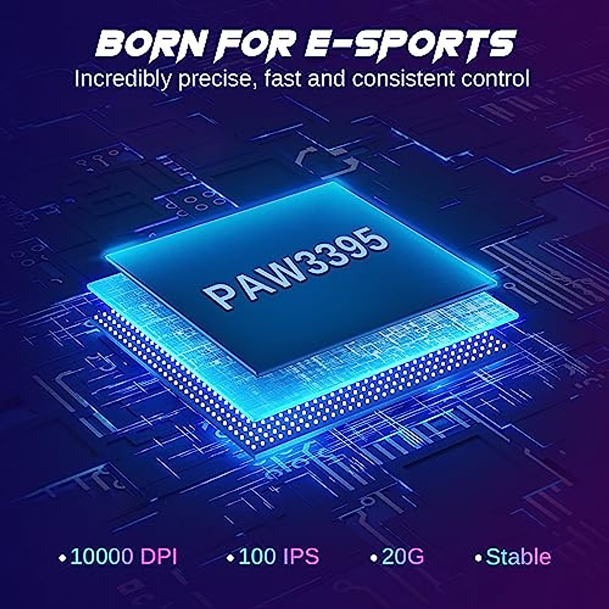 Redragon Wireless Gaming Mouse, Tri-Mode 2.4G/USB-C/Bluetooth Mouse Gaming, 10000 DPI, RGB Backlit, Fully Programmable, Rechargeable Wireless Computer Mouse for Laptop PC Mac, Black