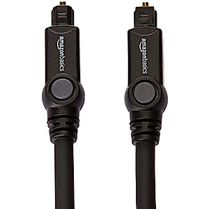 Amazon Basics CL3 Rated Optical Audio Digital Toslink Cable - 15 Feet
