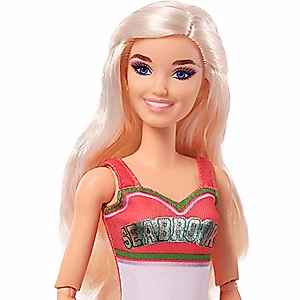 Disney’s Zombies 2, Addison Wells Doll (11.5-inch) wearing Cheerleader Outfit and Accessories, 11 Bendable “Joints,” Great Gift for ages 5+ [Amazon Exclusive]