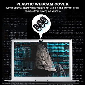 SOLUSTRE 3pcs Camera Privacy Cover Webcam Covers Webcam Cover Slide Phone Webcam Cover Computer Webcam Cover Protects Your Privacy Online Webcam Privacy Cover Abs Personality Slide Rail