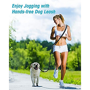 oneisall Hands Free Dog Leash,Multifunctional Dog Training Leads,8ft Nylon Double Leash for Puppy,Small & Large Dogs