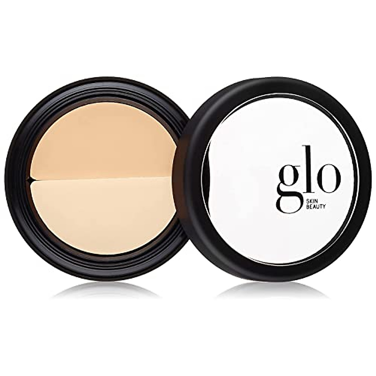 Glo Skin Beauty Under Eye Concealer Makeup with Duo Shades for Custom Blending - Corrects & Conceals Dark Circles & Redness - Buildable Longwearing Coverage (Golden)