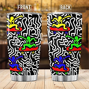 Tumbler Keith Tea Haring Coffee Stainless Insulated Hot Office Steel 20 30 Oz Iced Travel