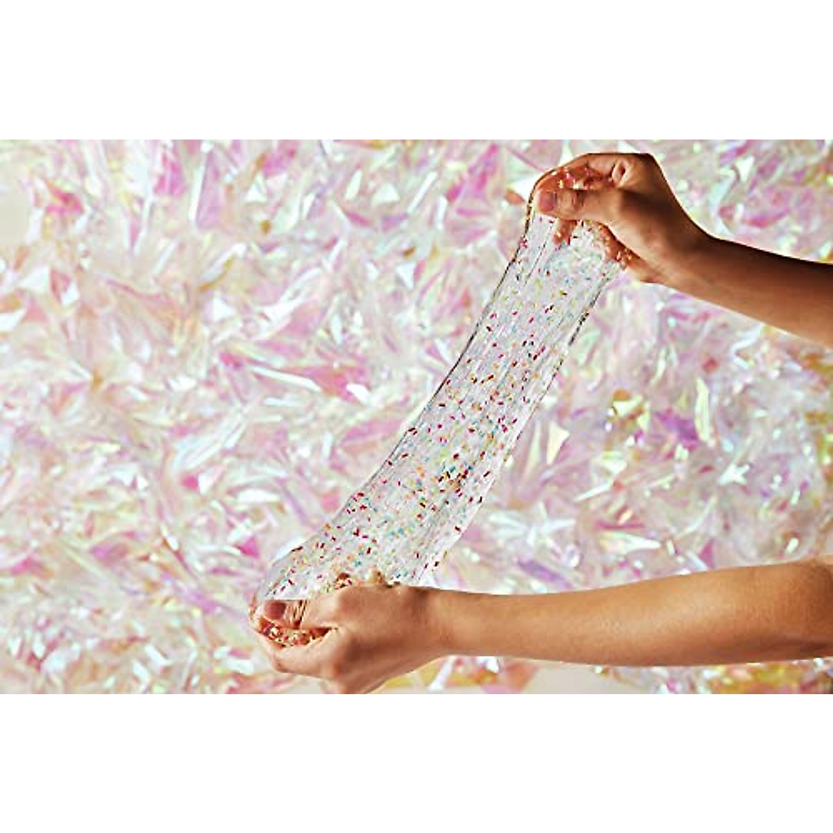 Elmer's GUE Premade Includes 5 Sets of Slime Add-ins, 3 Lb. Bucket, Glassy Clear, Large