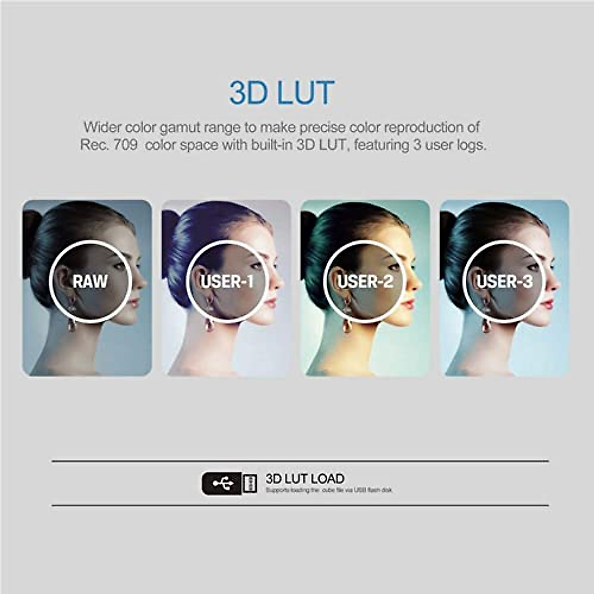 Lilliput BM150-4K 15.6" 6U Carry-on/Rackable 4K Broadcast LED Director Monitor, 3840x2160