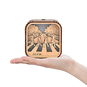 MissLiGarden Handmade Music Box, Vintage Wooden,Best Gifts for Wife Husband Girlfriend Boyfriend Girl Boy Son Daughter, Anniversary, Birthday, Valentine's Day… (Let It Be)