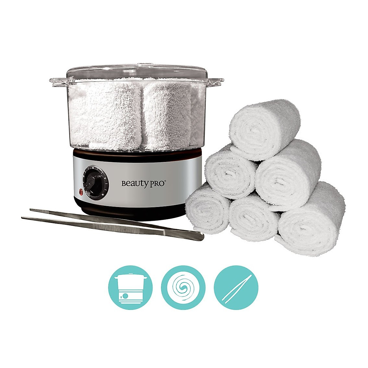 Beauty Pro Hot Towel Warmer - Steamer Kit New