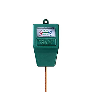 IUSEIT Soil Moisture Meter,Soil Hygrometer for Plants, Soil Water Gauge Meter Indoor Outdoor, Soil Moisture Sensor for Garden, Lawn, Farm Plants Care(Green)