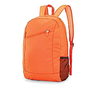 Samsonite Foldable Backpack, Orange Tiger, One Size