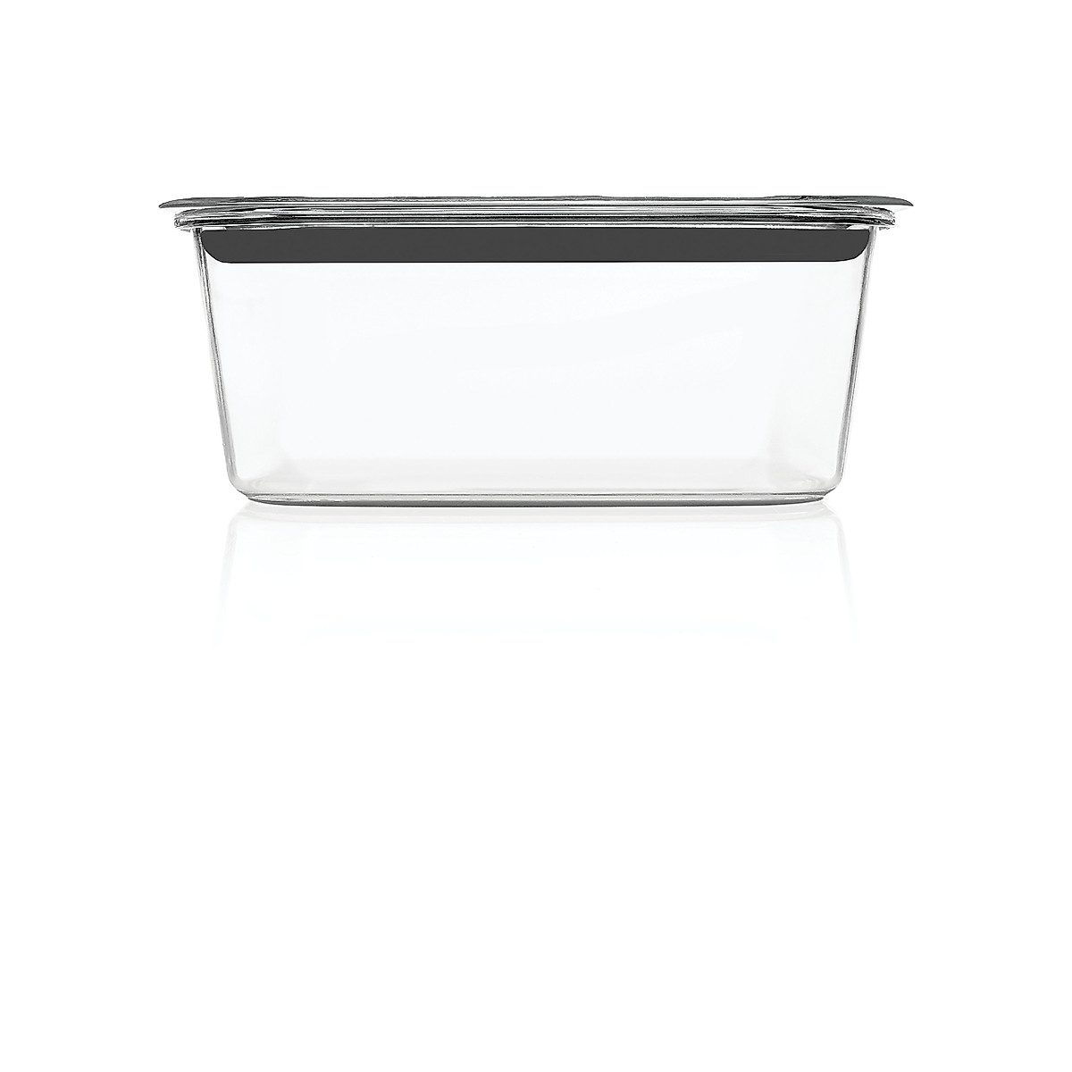 Rubbermaid Brilliance Food Storage Container, Large, 9.6 Cup, Clear 2024351 (Pack of 2)