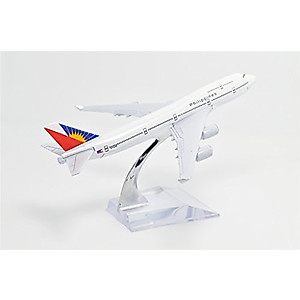 TANG DYNASTY(TM 1:400 16cm B747-400 Philippine Airlines Metal Airplane Model Plane Toy Plane Model